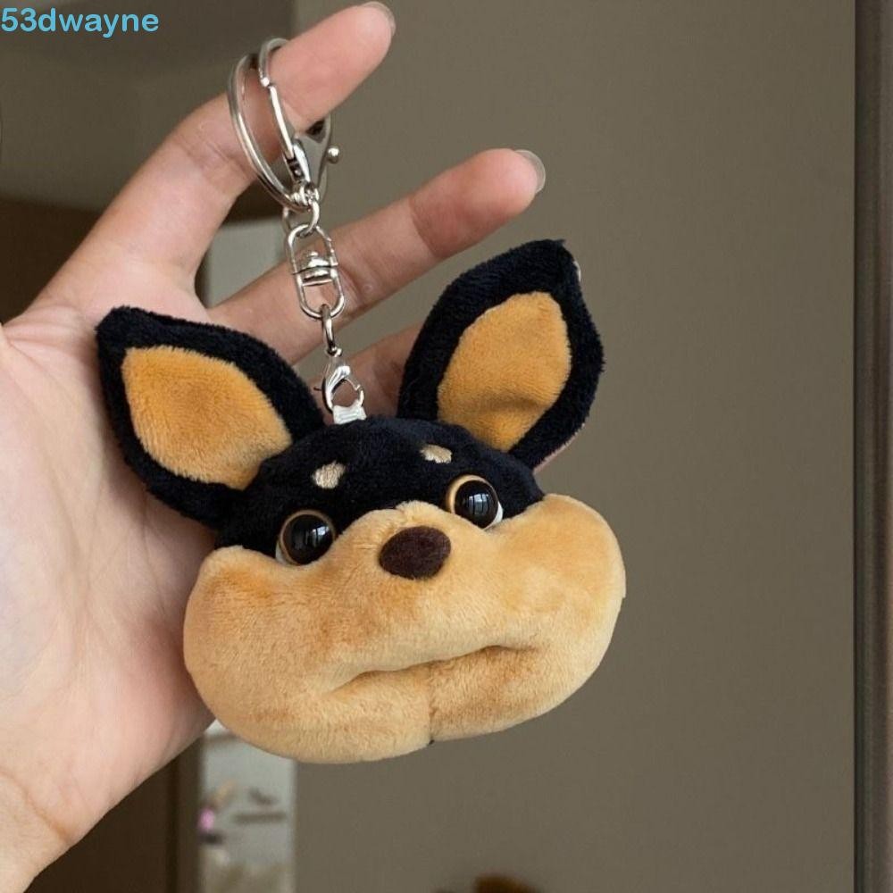 DWAYNE Bee Puppy Bag Pendant, with Apron Plush Bee Dog Doll Keychain ...