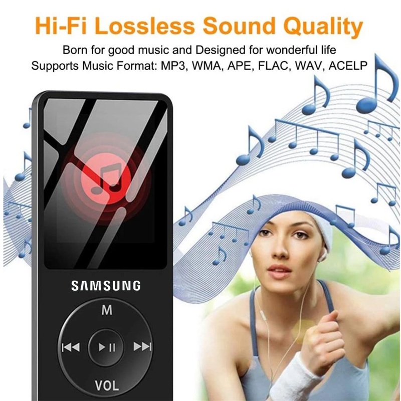 MP4 Player Samsung Walkman Portable LCD Screen Multi-functional Support ...