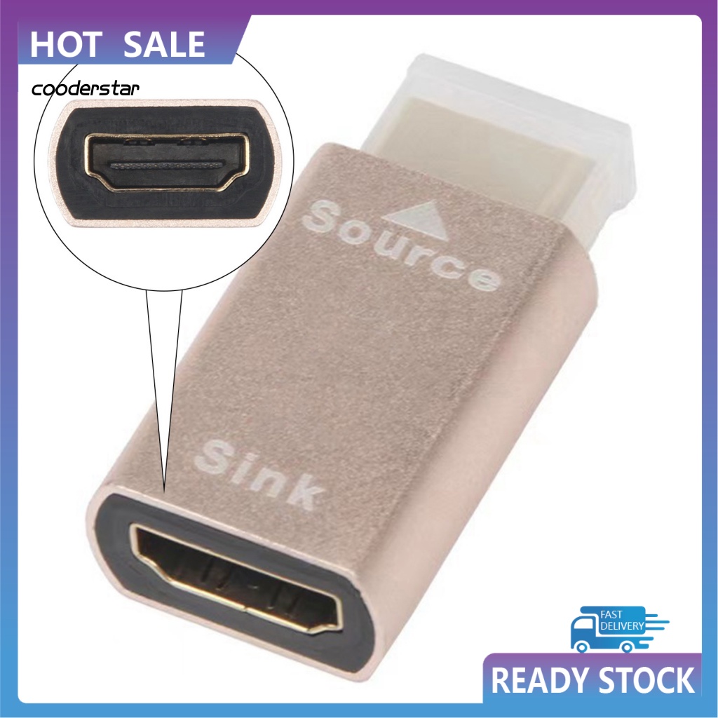 COOD Male to Female Virtual Display Emulator Hdmi-compatible Display ...