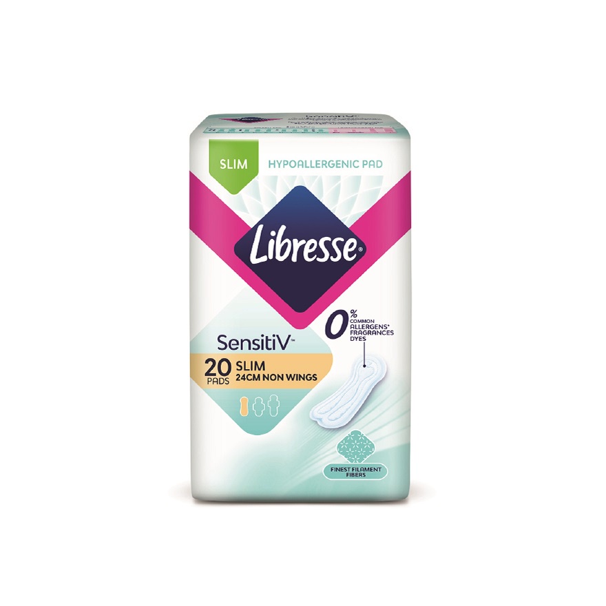 LIBRESSE SensitiV Slim Non Wing 24cm 20s | Shopee Malaysia