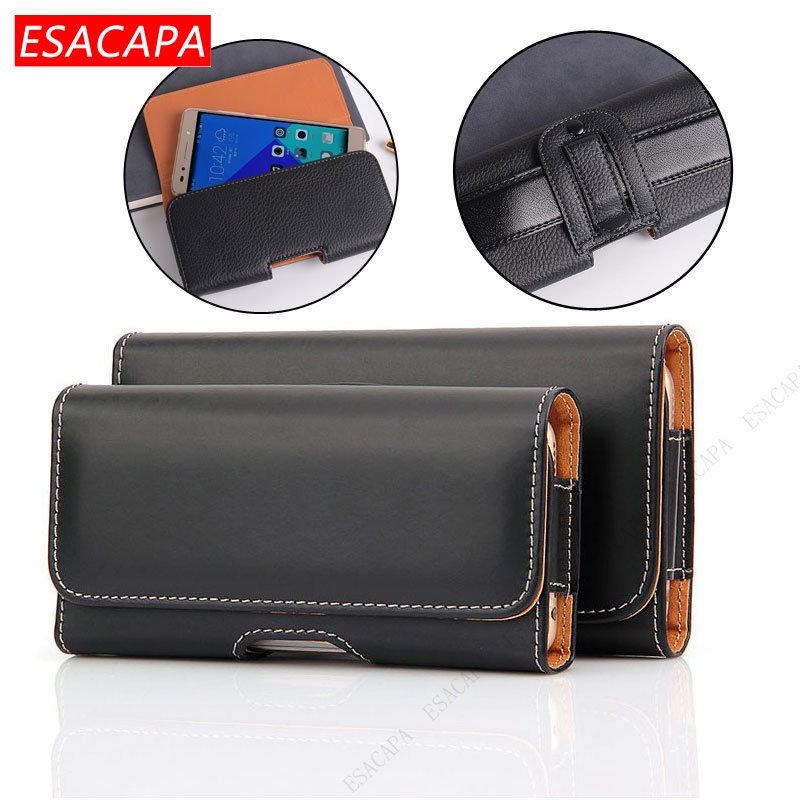 Flip Leather Belt Clip Pouch For FreeYond M5 F9 Magnetic Leather Case ...