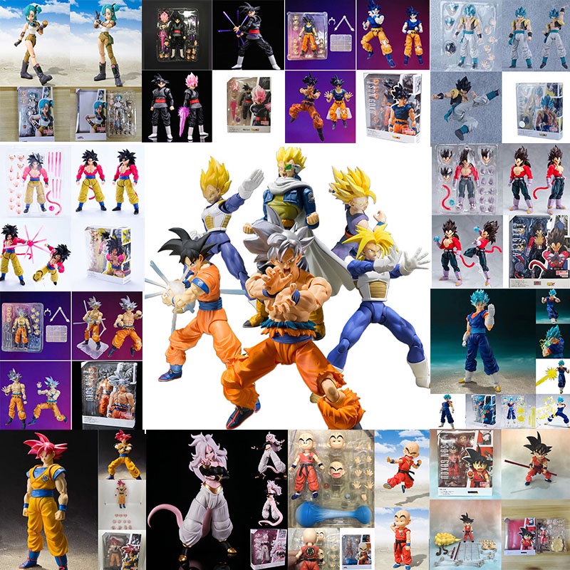 SHF Dragon Ball Z Figures SHFiguarts Son Goku Gohan Bulma Gogeta ...