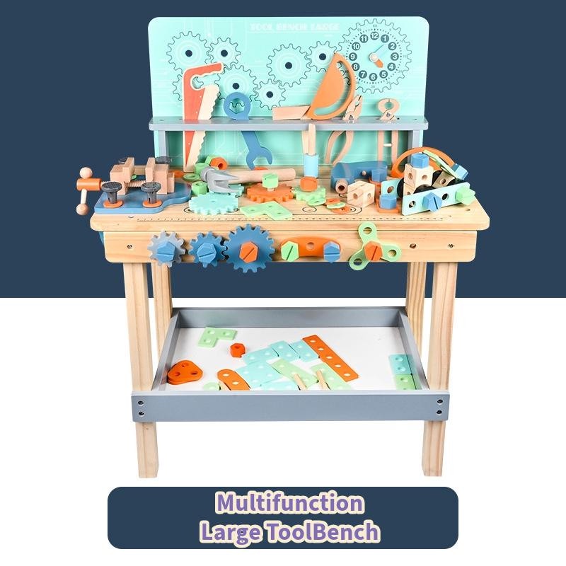 Large Multifunction Tool Bench Workbench Construction Wooden Toolbox ...