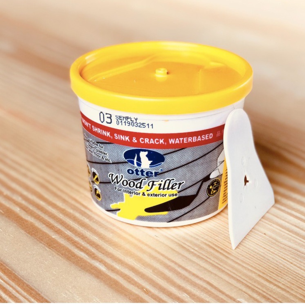 Otter Wood Filler Putty Wood Colour Wall Filler 500g | Shopee Malaysia