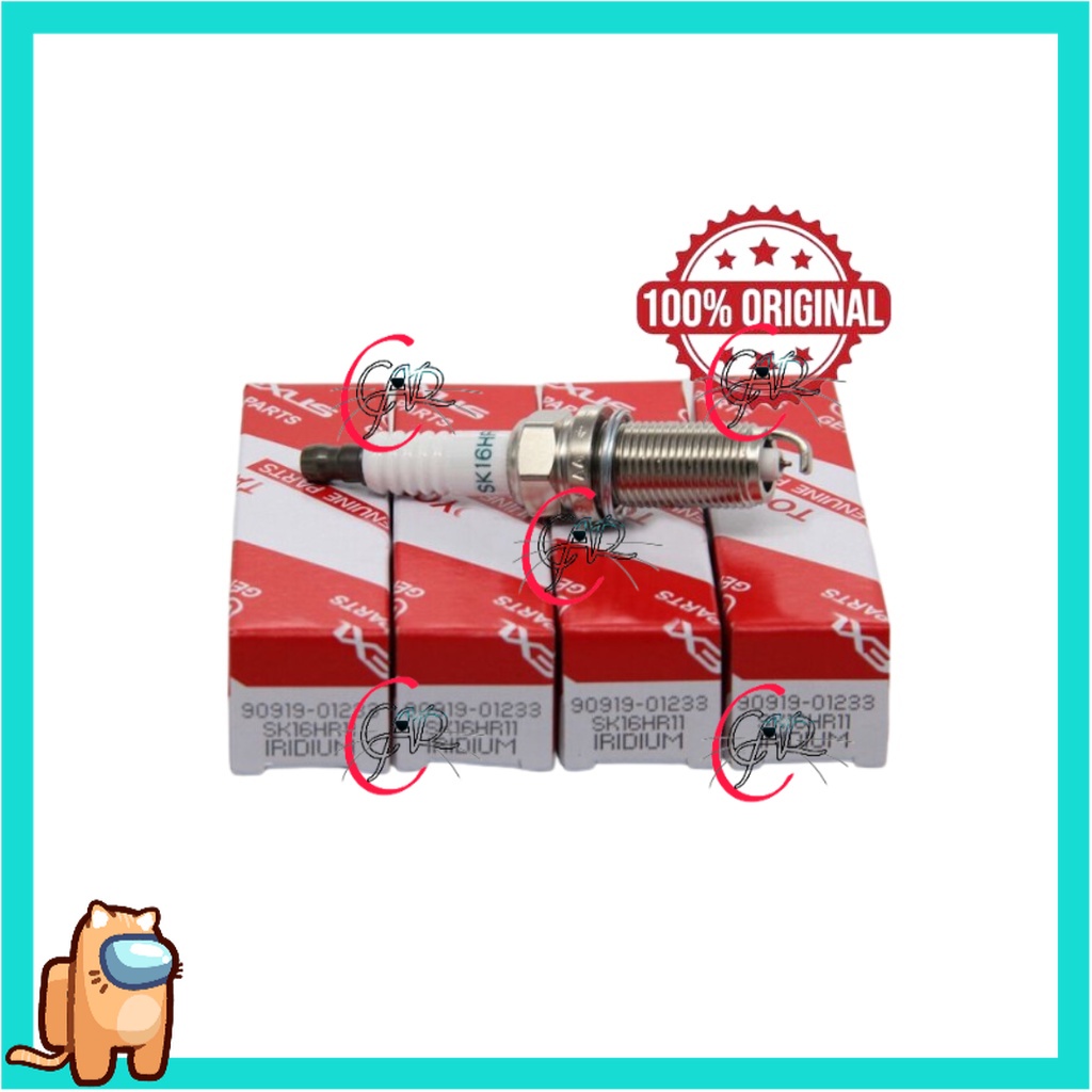 TOYOTA VELLFIRE ALPHARD 2.5 AGH30 CAMRY 2.5 ASV50 SPARK PLUG (ORIGINAL) SK16HR11 (IRIDIUM) (SET ...
