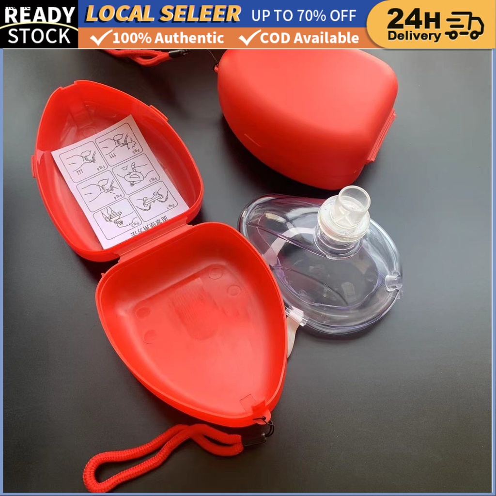 Masks CPR Breathing Mask Resuscitator One-way Valve Health Adult/Child Size CPR Face-Mask ...