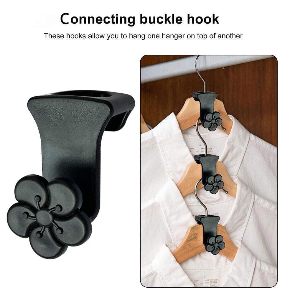 Flower Clothes Hanger Connector Hooks Space Saving Wardrobe Closet ...