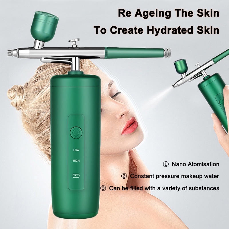 Handheld Oxygen Sprayer Oxygen Therapy High Pressure Nano Atomizer ...
