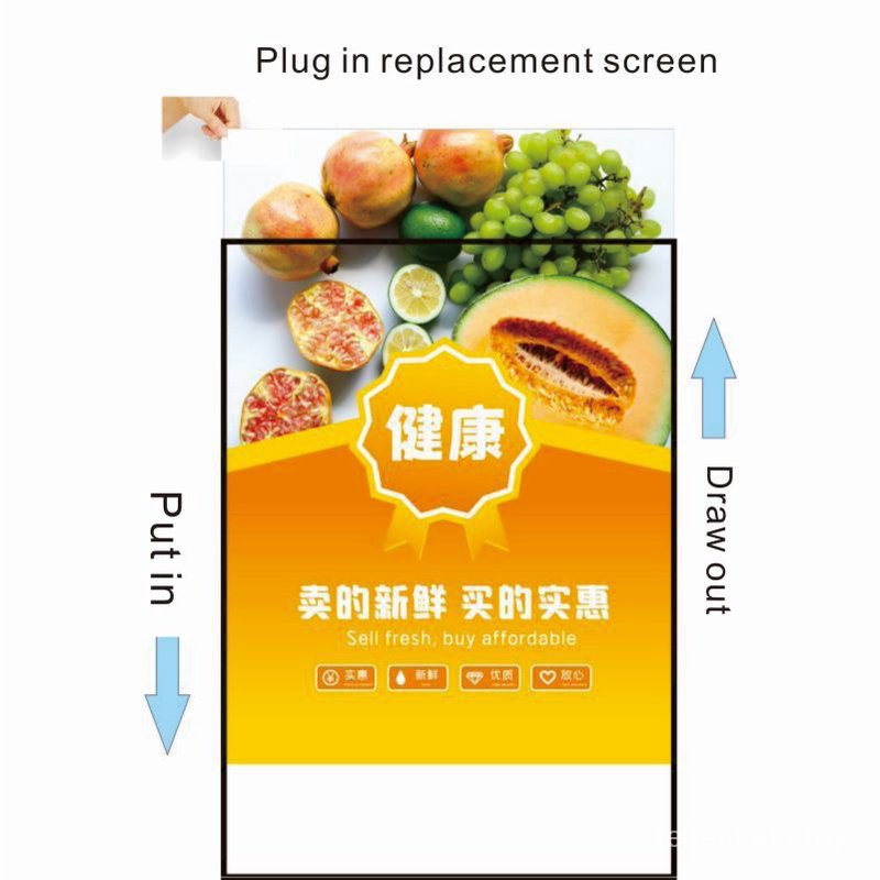 【In stock】led slim light box A2 A3 A4 photo frame light box glass ...