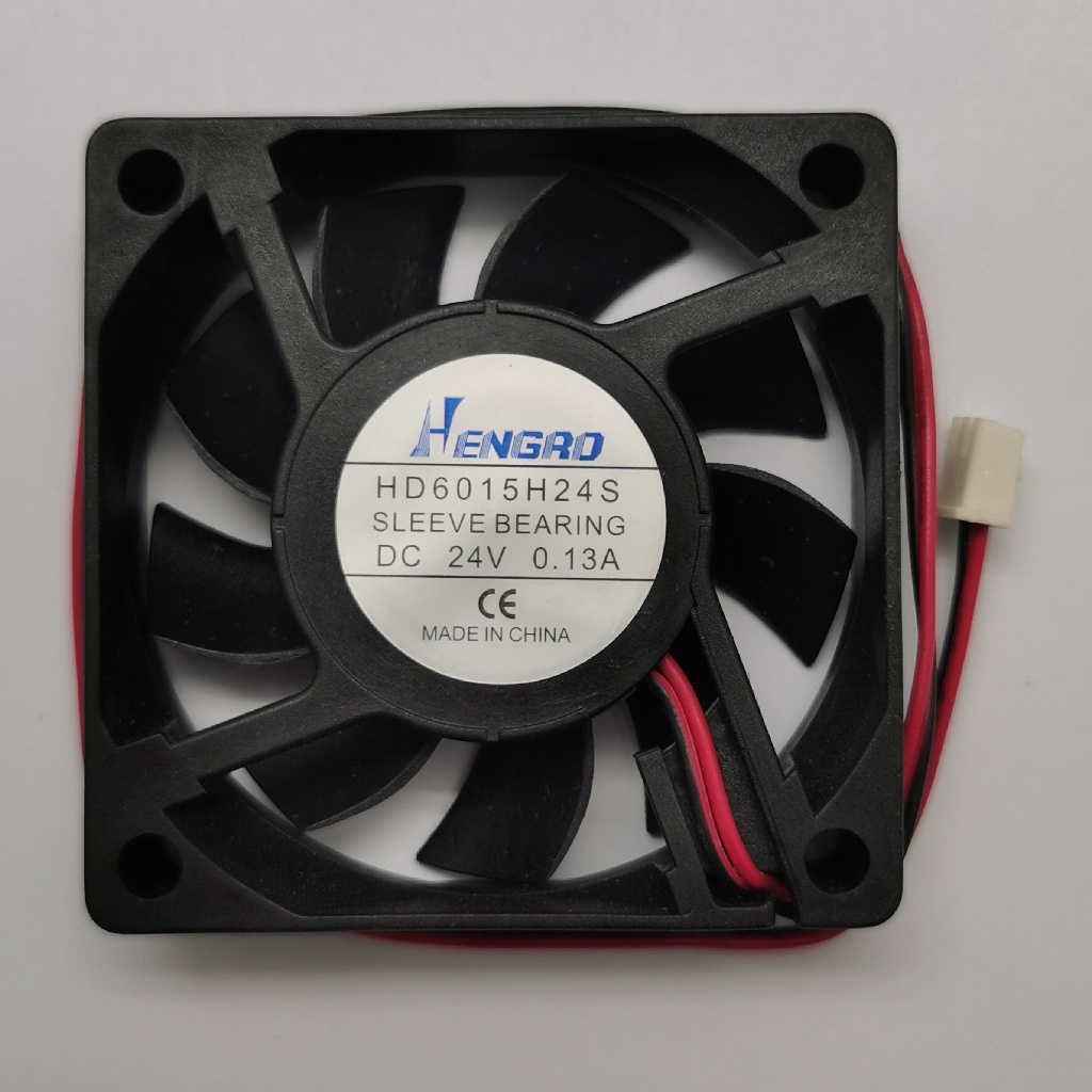 HENGRD 24VDC Axial Blower Fan with Sleeve Bearing 60 x 60 x 15mm (HD6015H24S) | Shopee Malaysia