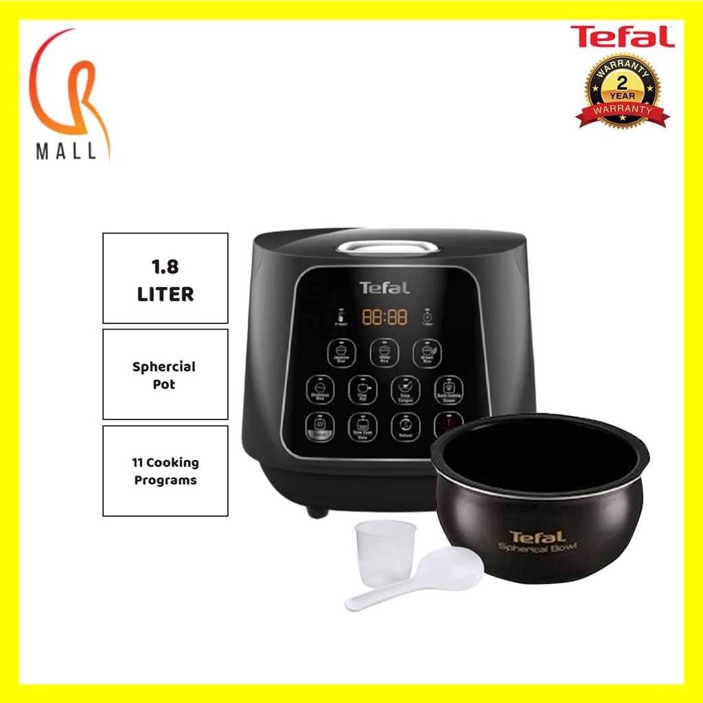 TEFAL RK736B 1.8L EASY RICE COOKER PLUS | Shopee Malaysia