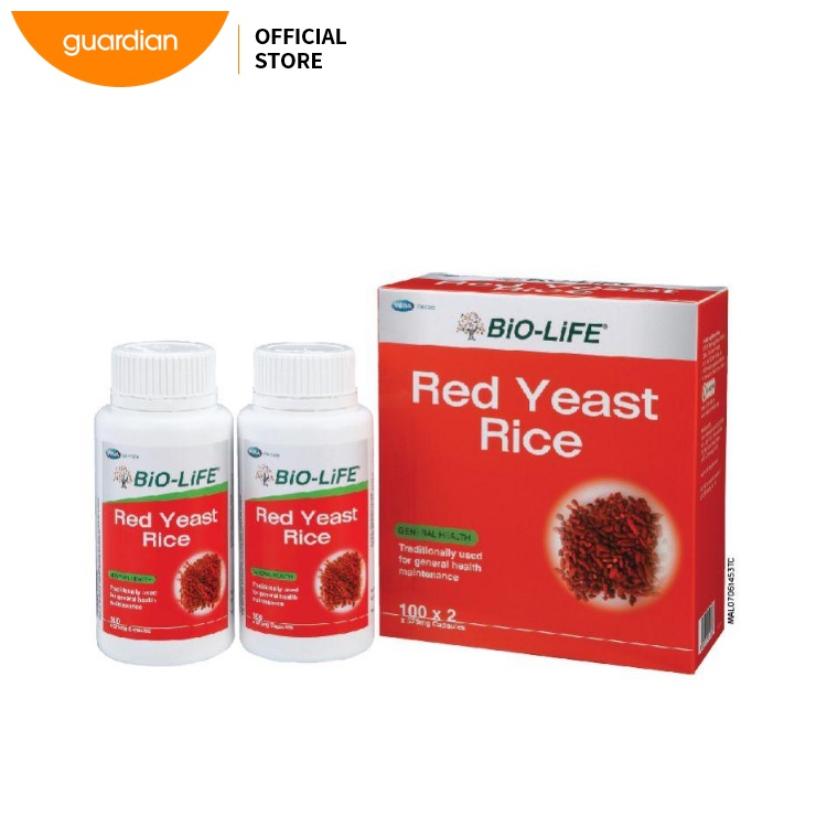 BiO-LiFE Red Yeast Rice (100's x 2) | Shopee Malaysia