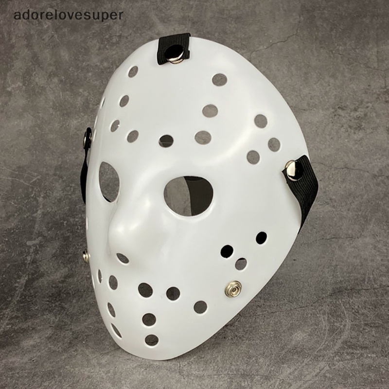 AD1MY White Jason Mask New Freddie Vs. All White Pure White Jason Scary ...