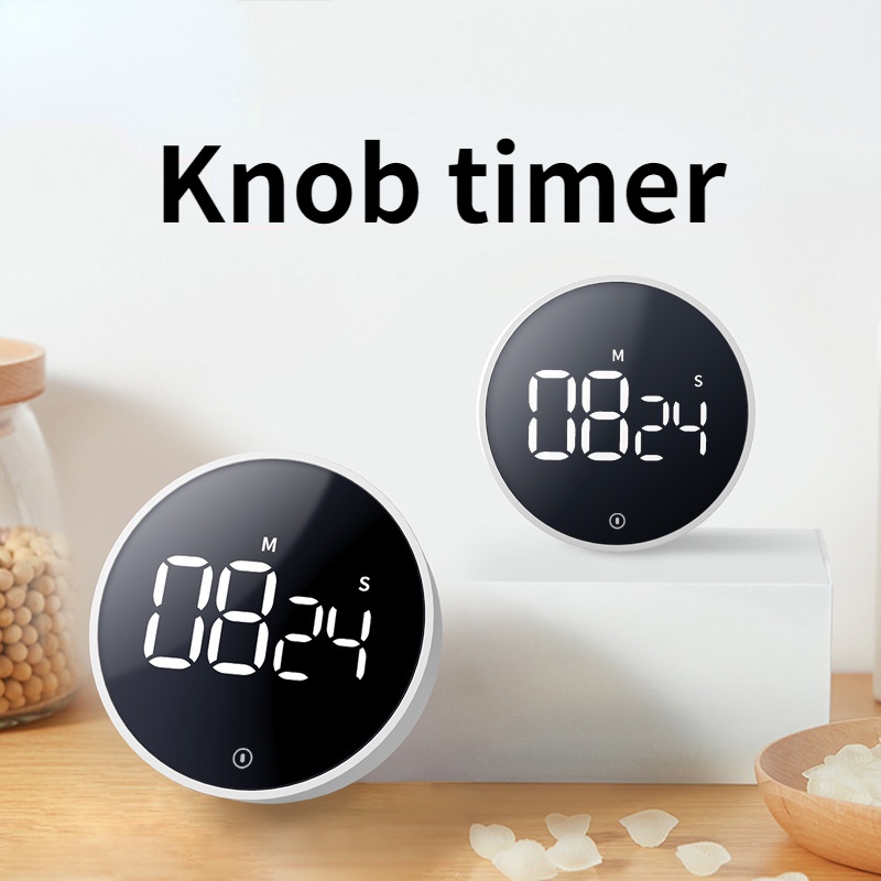 Digital Kitchen Timer Magnetic Countdown Countup Timer With Large Led