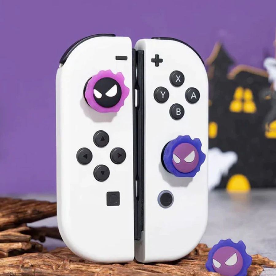 Pokemon Gastly / Gengar Button Caps For Nintendo Switch OLED & V1/V2 ...