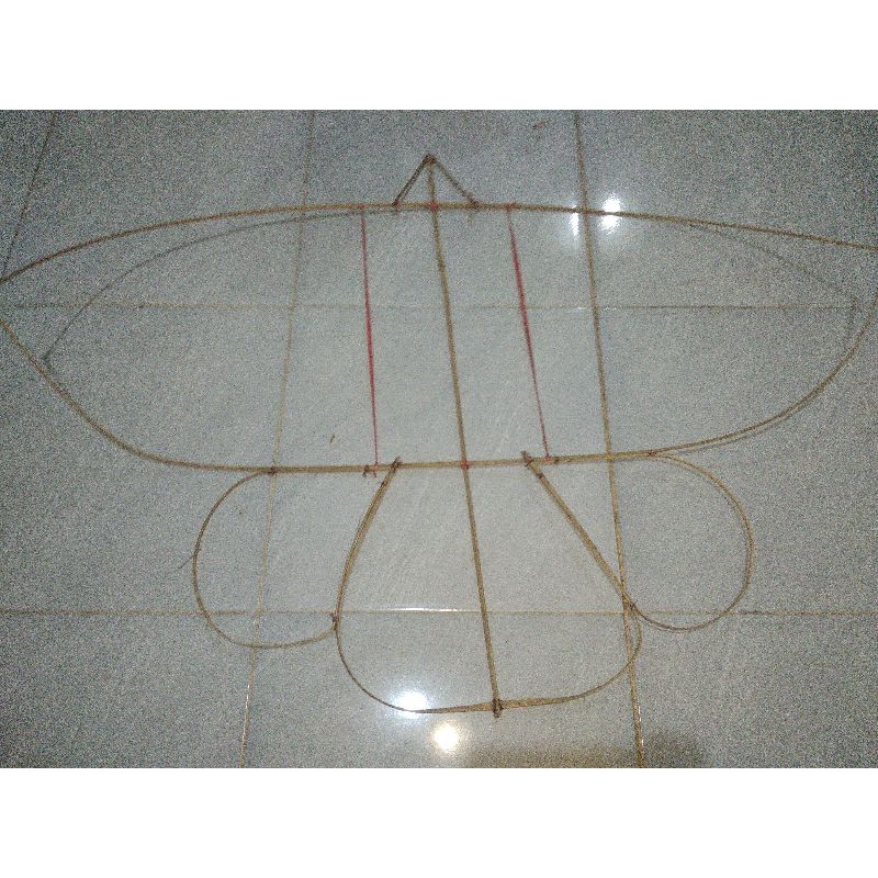 Gapangan Javanese model kite frame 1 meter | Shopee Malaysia