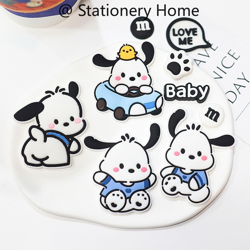 Pacha Dog PVC Cartoon Accessories Cute Puppy Letter Buckle Refrigerator ...