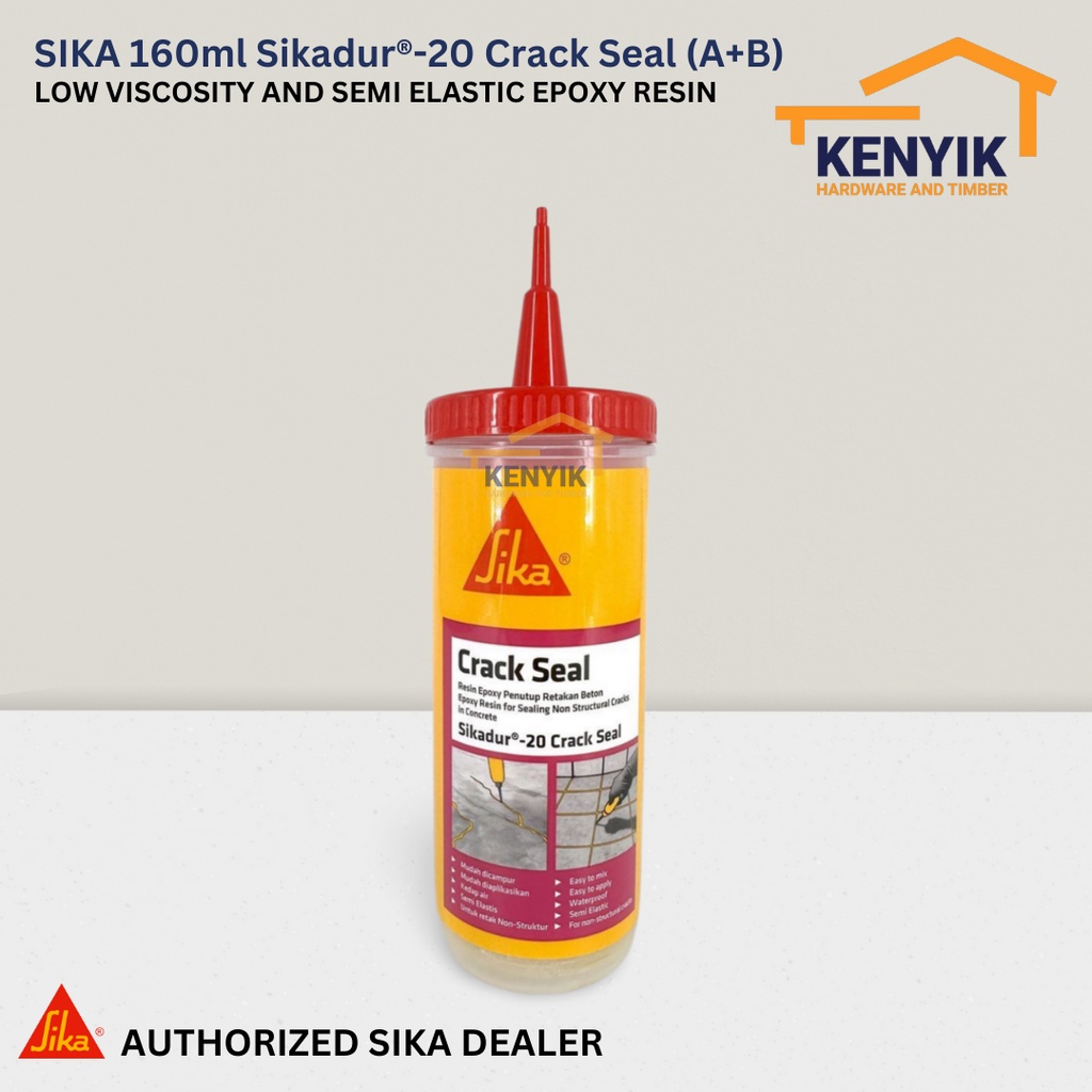 SIKA 160ml Sikadur®-20 Crack Seal (Epoxy Resin A+B) | Shopee Malaysia