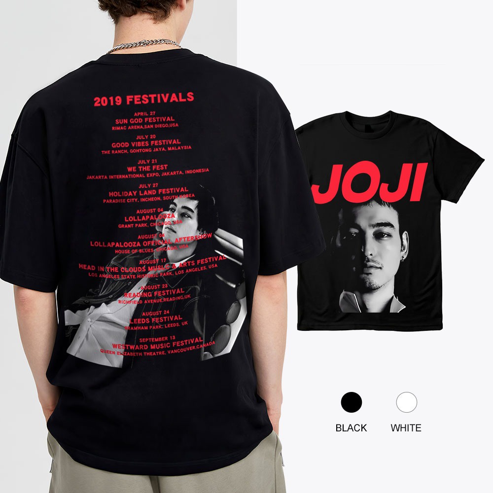 Joji 2023 Manila Tour Fan T-shirt Support Tee 11/28 Smart Araneta Coliseum Performance Fan T ...