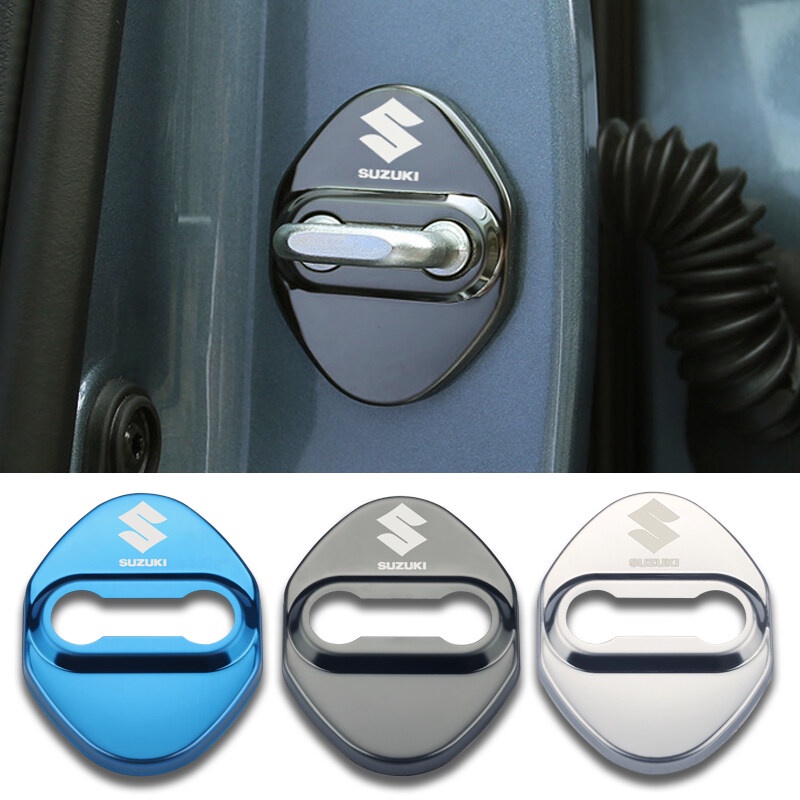 Car Door Lock Cover For Suzuki Alto SX4 Swift Wagon R Alivio VITARA ...