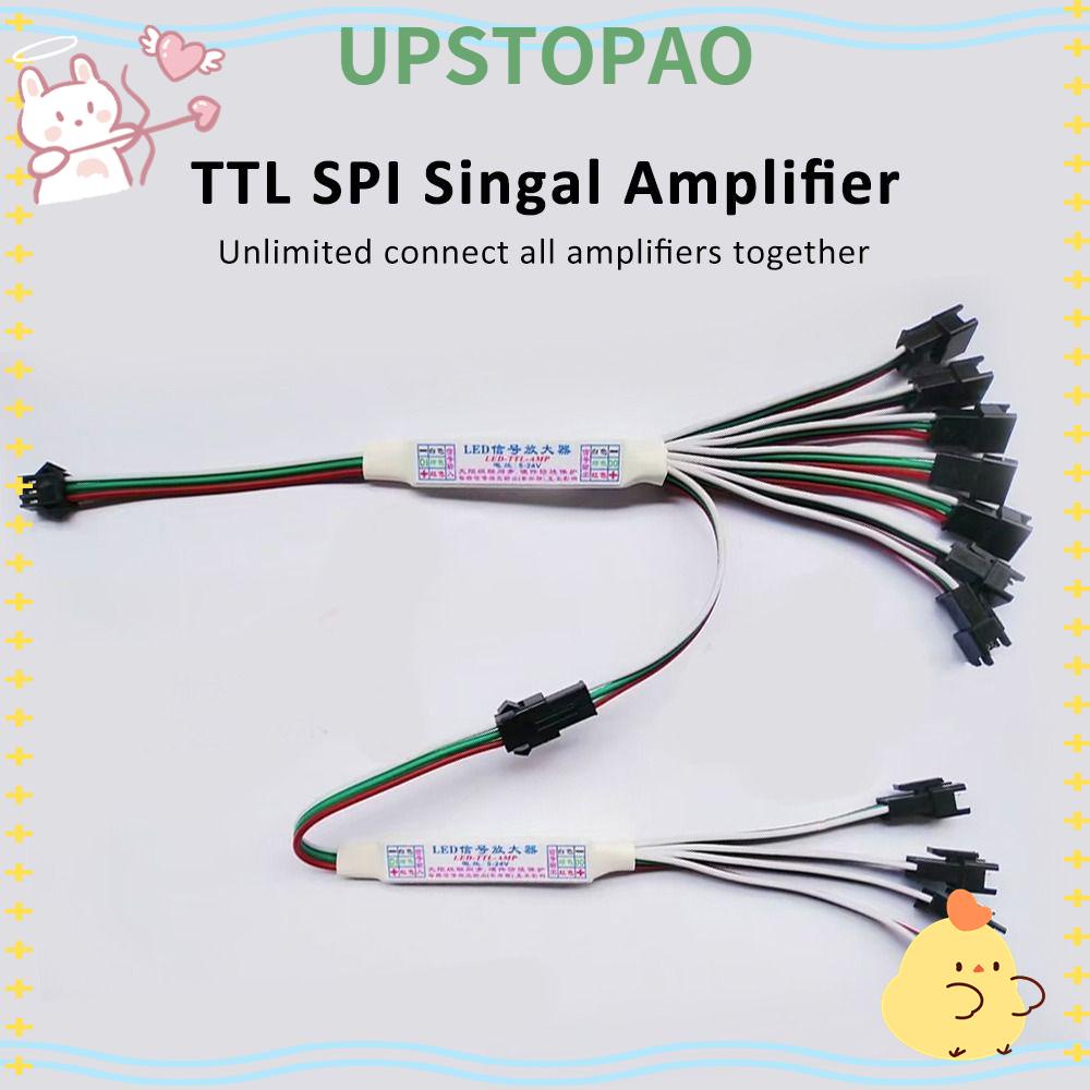 UPSTOPAO Strip Light Repeater, 3pin Addressable LED Signal Amplifier ...
