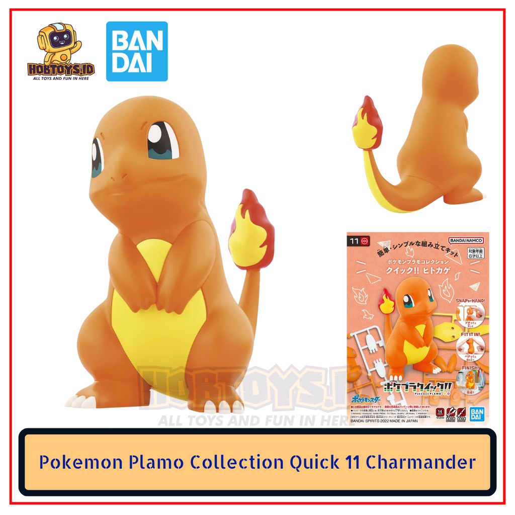Bandai Pokemon Plamo Collection Quick 11 Charmander | Shopee Malaysia