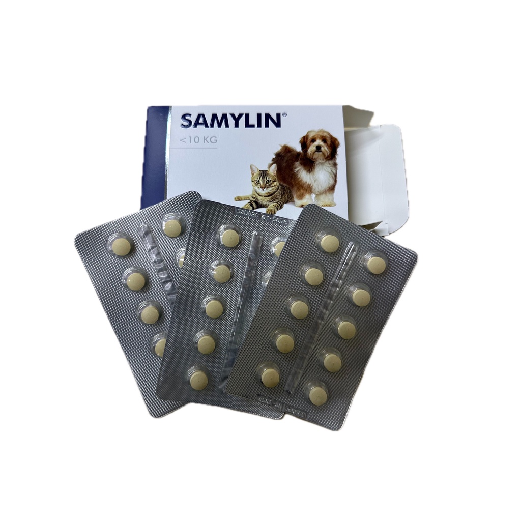 VETPLUS SAMYLIN LIVER SUPPLEMENT FOR DOGS AND CATS (10 OR 30 TABLETS ...