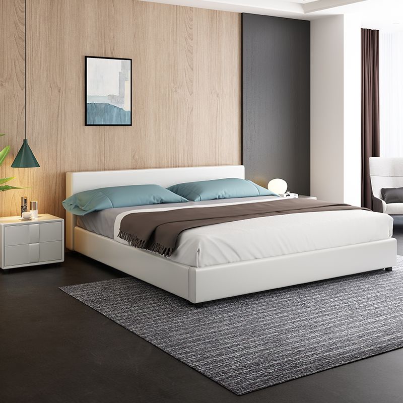 Japanese Light Luxury Leather Bed Modern Simple Big Bed Master Bedroom ...