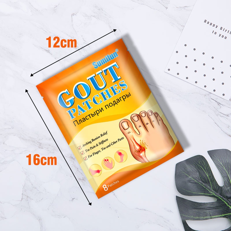 Gout Treatment Patch Finger Toe Bunion Pain Relief Medical Plaster Foot ...