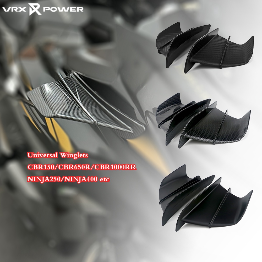 1 Pair Winglets Aerodynamic Side Winglet Universal for NINJA250 ...