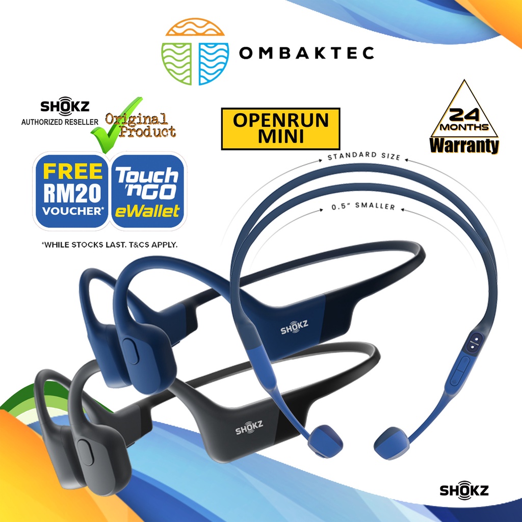 Shokz OpenRun Mini (Quick Charge Version Of Aeropex) Wireless Bone ...