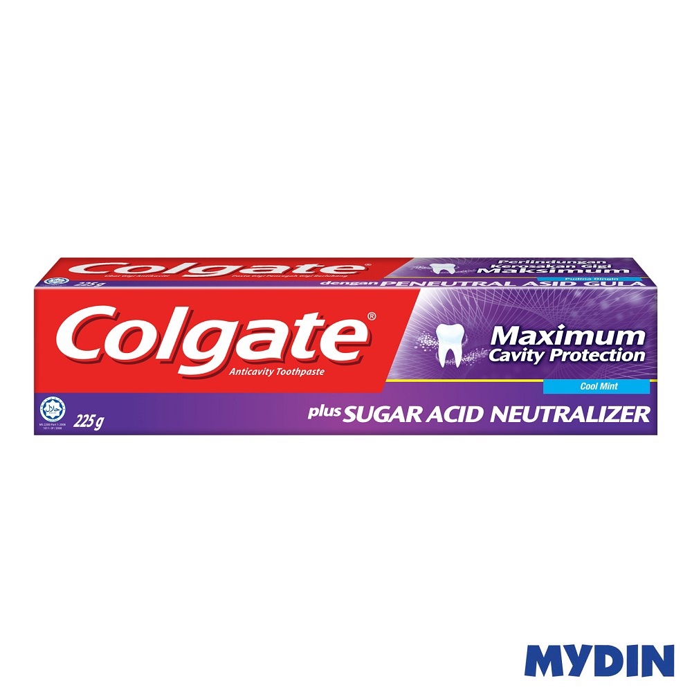 Colgate Anticavity + Sugar Acid Neutralizer (225g) | Shopee Malaysia