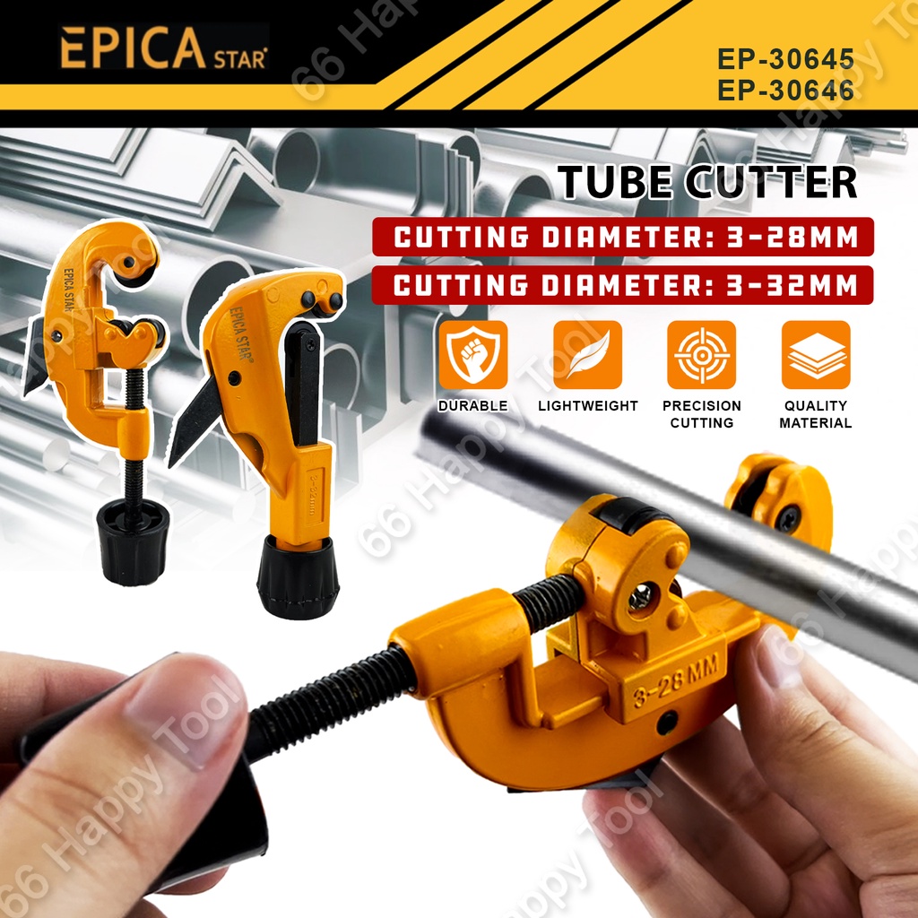 (3-28mm/3-32mm) EPICA STAR Tube Cutter Copper Aluminum Titanium ...