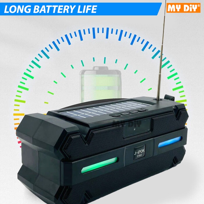 MYDIYSDNBHD - SOLAR CHARGING J-IPOK WIRELESS BLUETOOTH SPEAKER BASS ...
