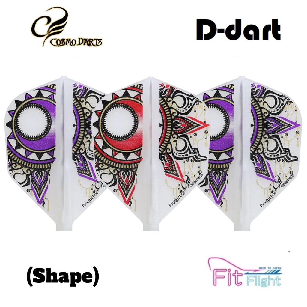 COSMO FIT FLIGHT - ami komiyama 2 SHAPE NORMAL HARD FIT FLIGHTS 3PCS ...