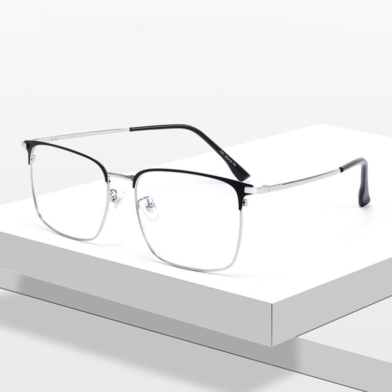 Large Size Optical Glasses Frame Titanium Alloy Super Large Rim Glasses ...
