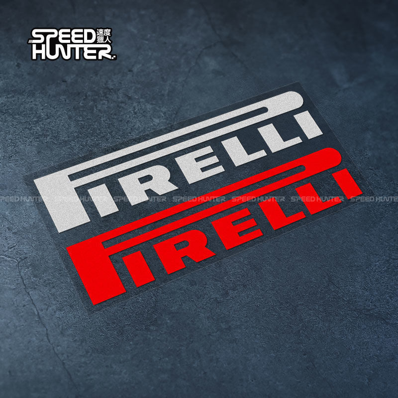 Pirelli Letter Sticker Car Tire Decoration Sticker Wheel Waterproof ...