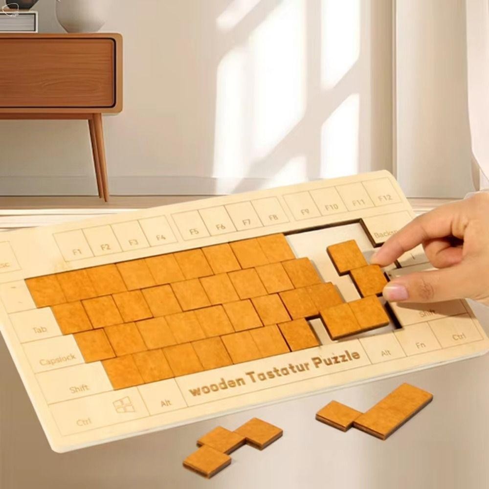 MXBEAUTY Keyboard Puzzle Game, IQ Game Family Fun 3D Hand-eye ...