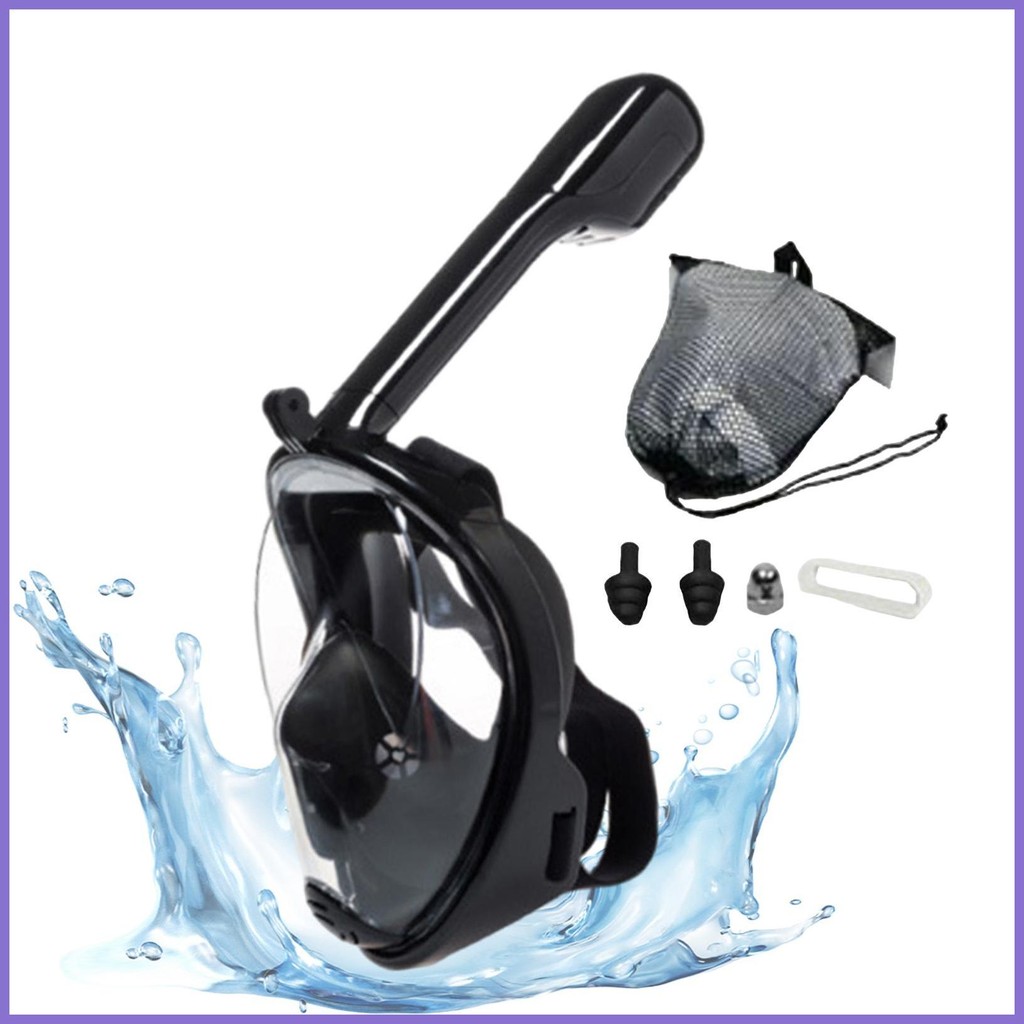 Full Face Snorkel Cover Kids Full Face Transparent Diving Cover with ...