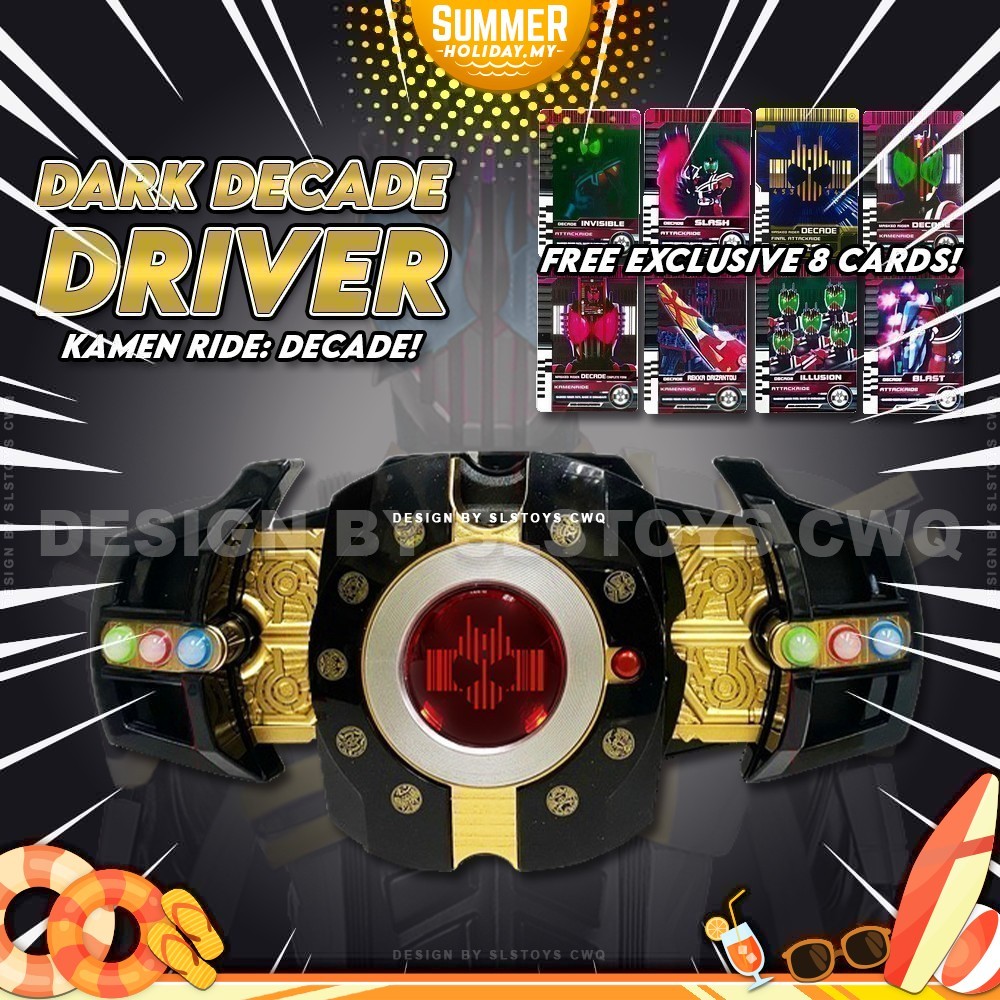 [DX] Kamen Rider Dark Decade Driver Transformation Belt Henshin Cosplay ...