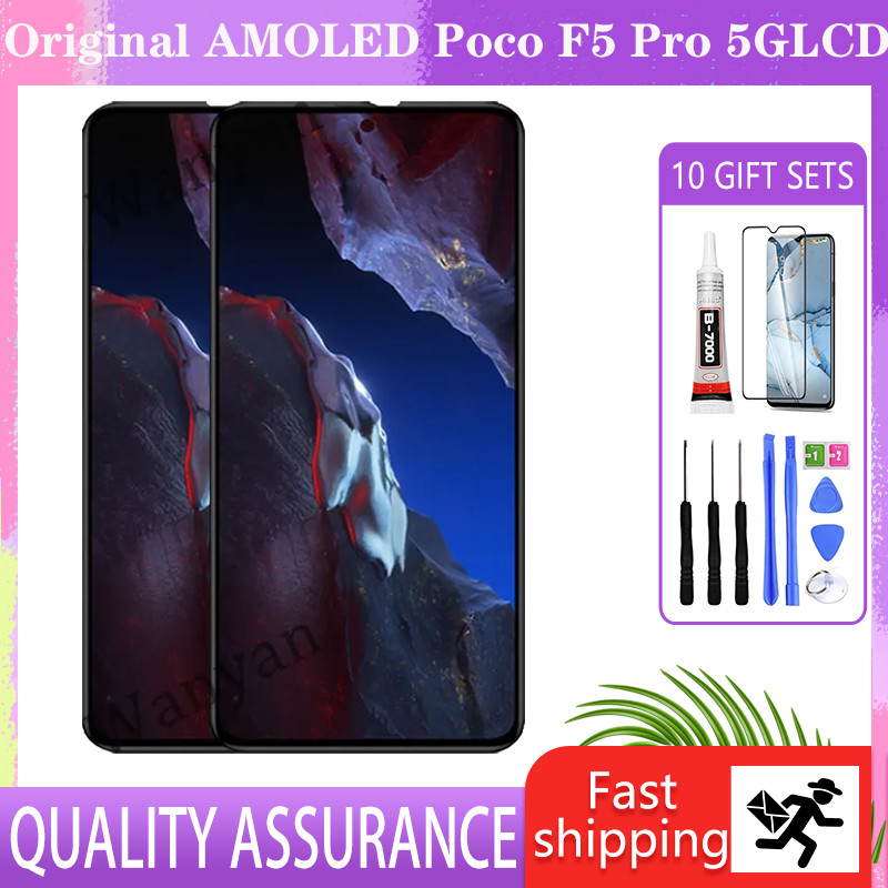 Original AMOLED Poco F5 Pro 5G LCD Display Touch Screen With Frame Replacement | Shopee Malaysia