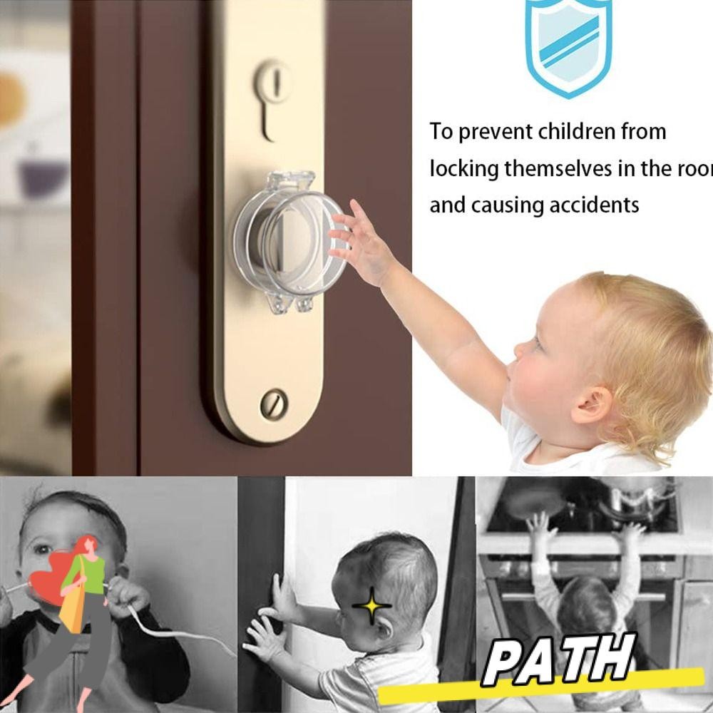 PA-HOME Child Proof Deadbolt Lock, PP Transparent Door Deadbolt Lock ...