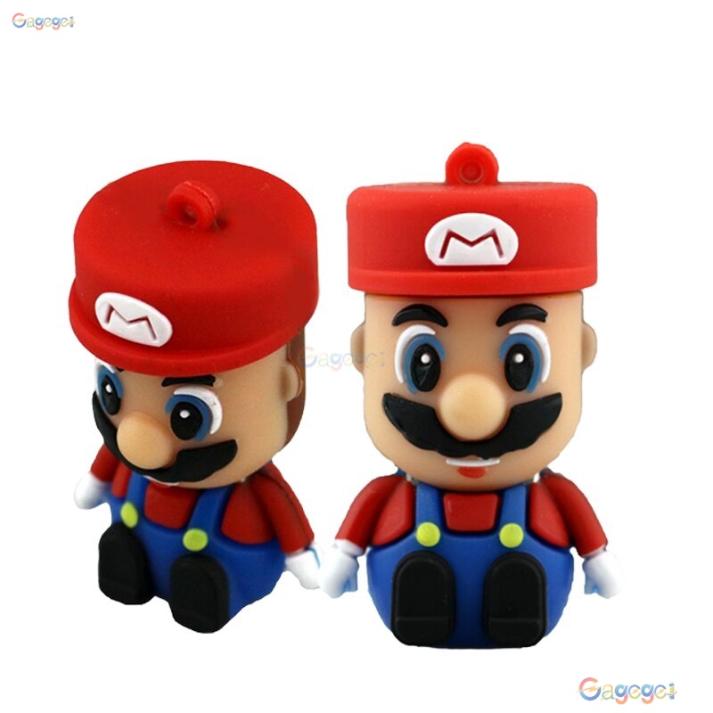 Cartoon Super Mario Pendrive 1GB 8GB 16GB 32GB 64GB 128GB Cute Sitting ...