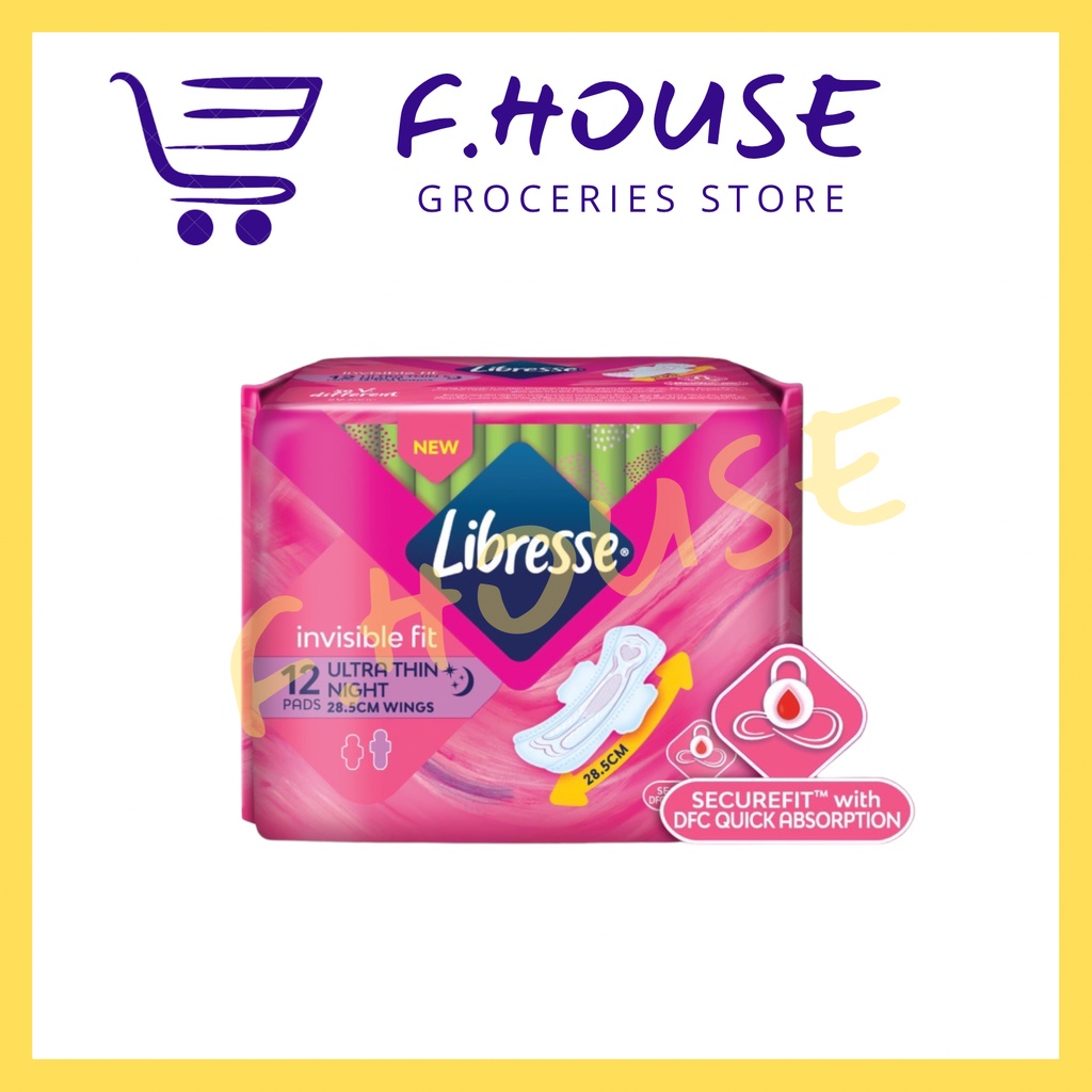 Libresse Ultra Thin Night Wings 28.5cm (12 Pcs) | Shopee Malaysia
