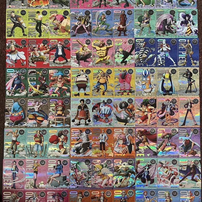 Tole Card One Piece Anime Collection Card SR72 Sheets+UR18 Sheets+ESR9 ...