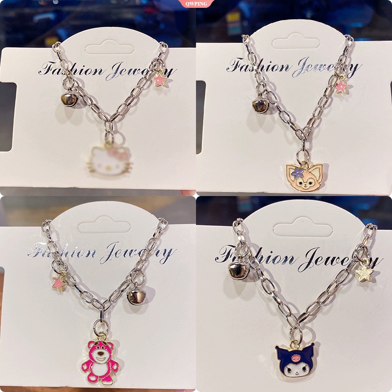 Sanrio My Melody Pompompurin Bell Bracelet Cinnamoroll Kuromi Pachacco ...