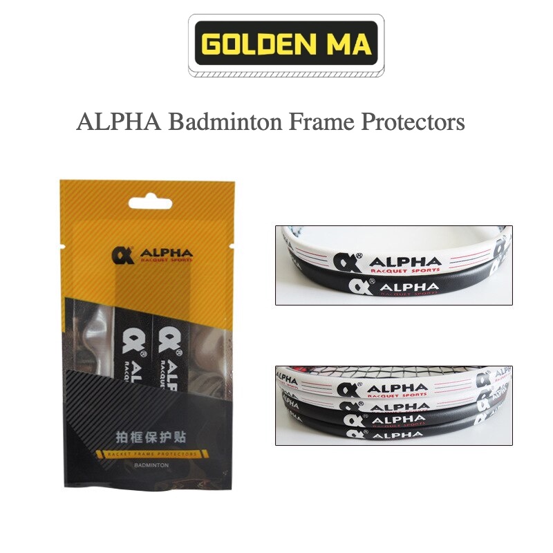 Alpha Badminton Frame Protectors Racket Grips Tape Badminton Weight