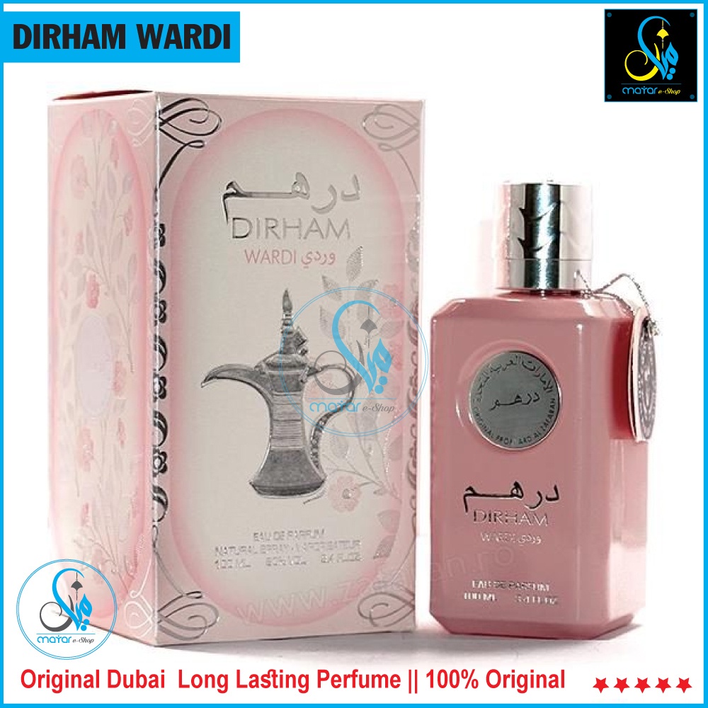 Dirham wardi perfume EDP 100 ml from dubai 👩🏻 Ready Stock | Shopee Malaysia