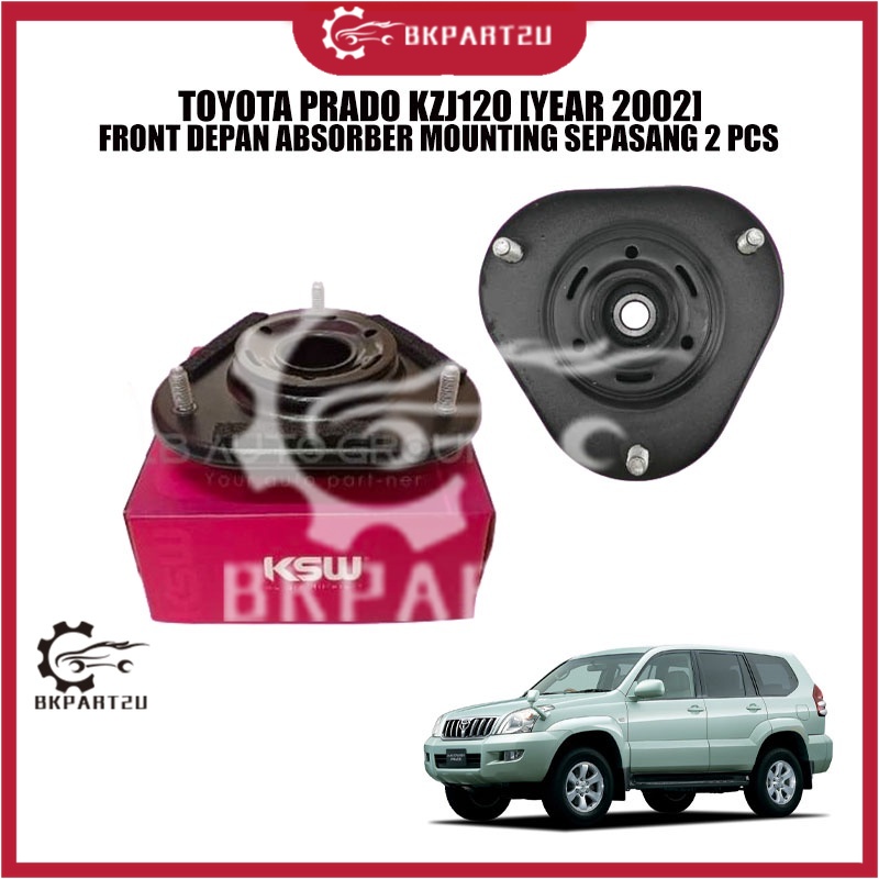 TOYOTA PRADO KZJ120 [YEAR 2002] FRONT DEPAN ABSORBER MOUNTING SEPASANG ...