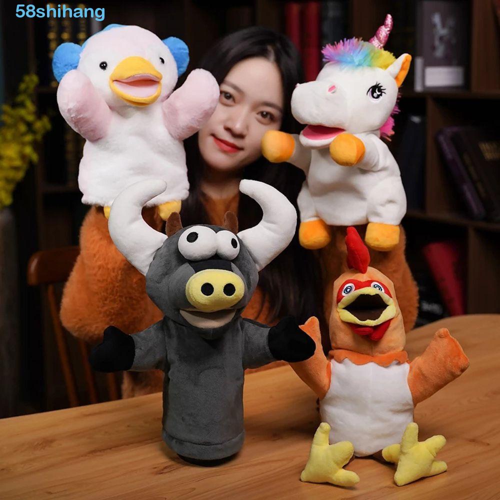 SHIHANG Animal Plush Hand Puppets Cute Unicorn Creativity Children ...